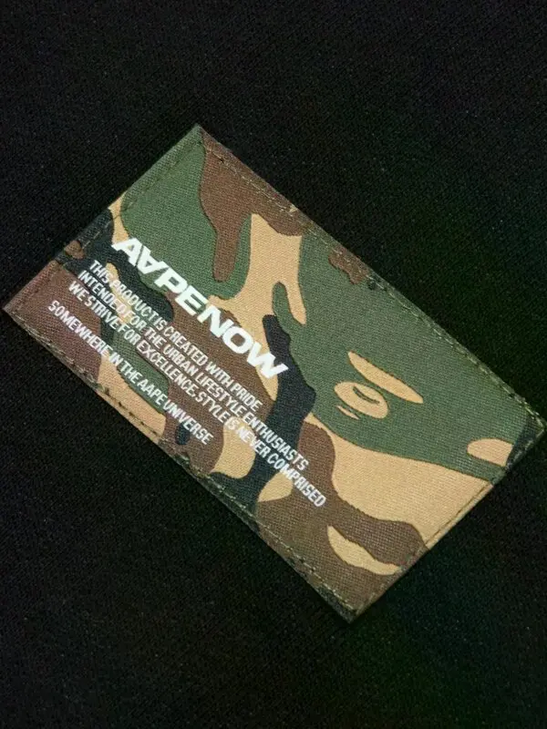 AAPE BY *A BATHING APE Moonface Patch Half-zip Sweatshirt