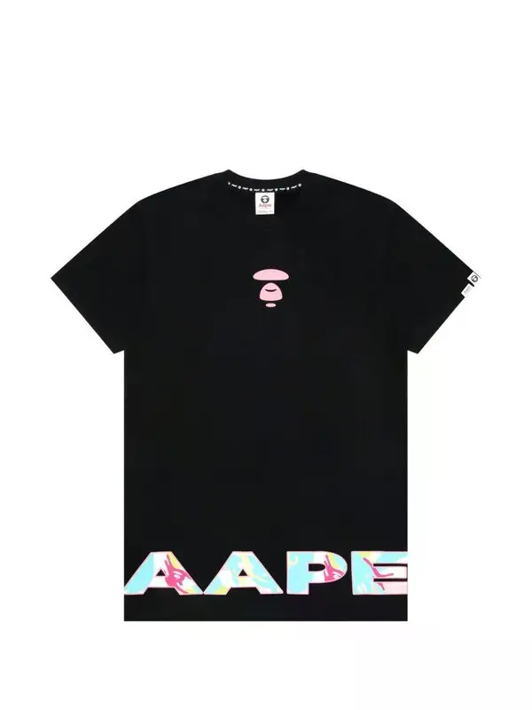 AAPE BY *A BATHING APE Moonface Printed T-shirt