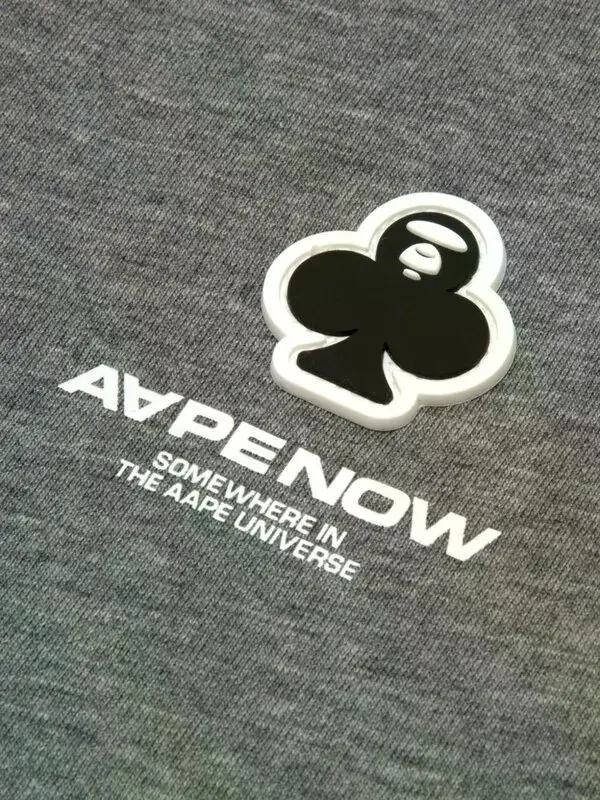 AAPE BY *A BATHING APE Aapenow Clover Moonface Long-sleeve T-shirt