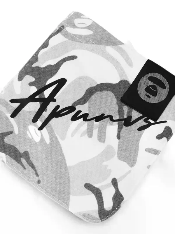 AAPE BY *A BATHING APE Moonface Camouflage-print Shorts