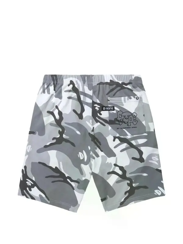 AAPE BY *A BATHING APE Moonface Camo-print Shorts