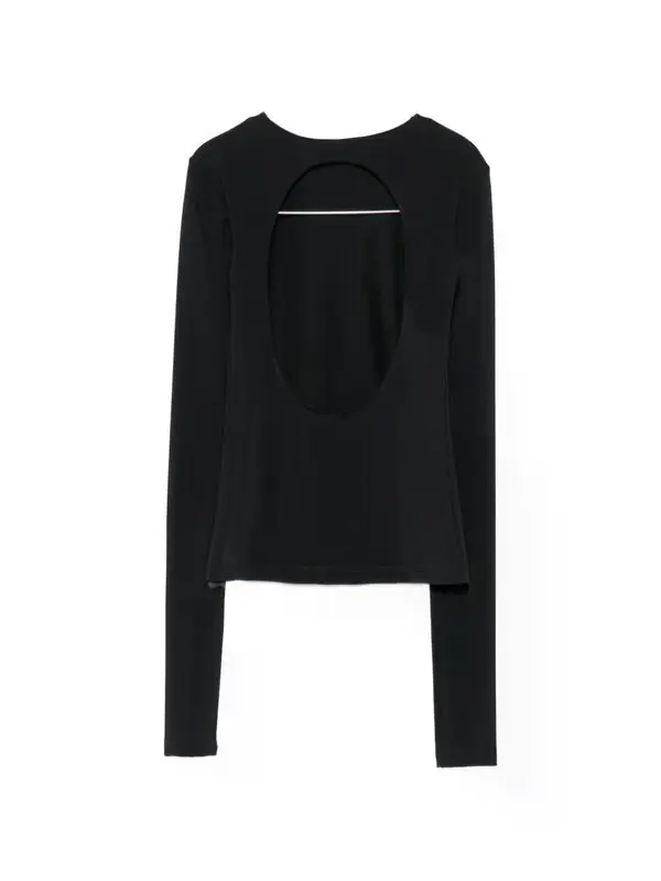 PARLOR Open-back Long-sleeve Top