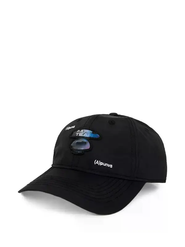 AAPE BY *A BATHING APE Moonface Embroidered Cap - Black
