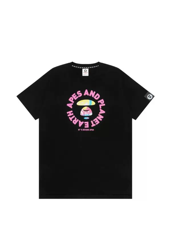 AAPE BY *A BATHING APE Moonface Graphic-print T-shirt