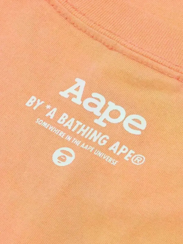 AAPE BY *A BATHING APE Moonface Logo-print T-shirt
