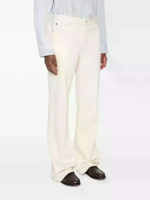 Seafarer Logo Patch Wide-leg Jeans