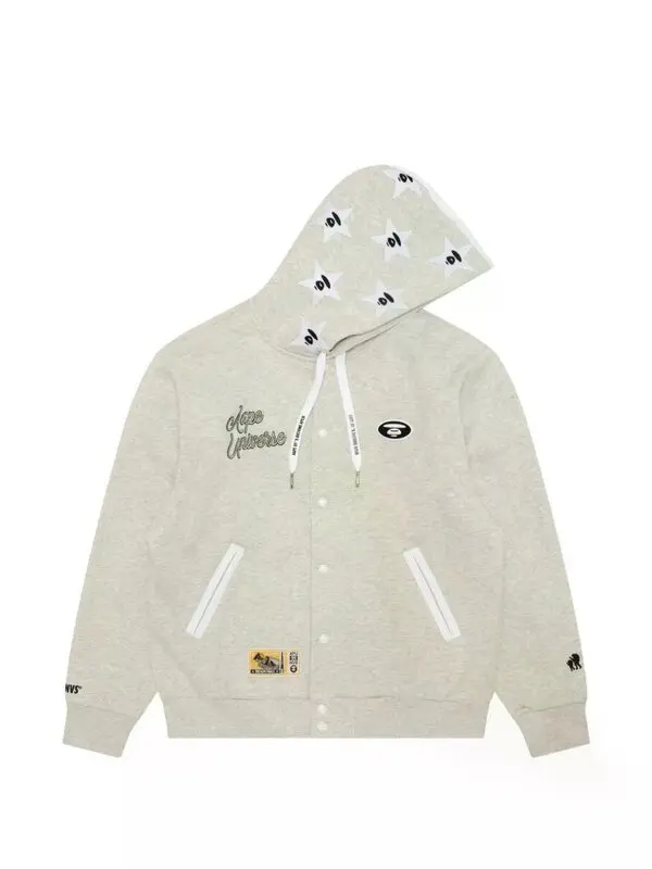 AAPE BY *A BATHING APE Aapeunvs Moonface Logo-patch Hoodie