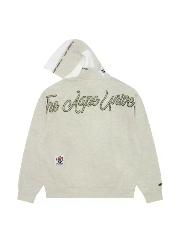 AAPE BY *A BATHING APE Aapeunvs Moonface Logo-patch Hoodie