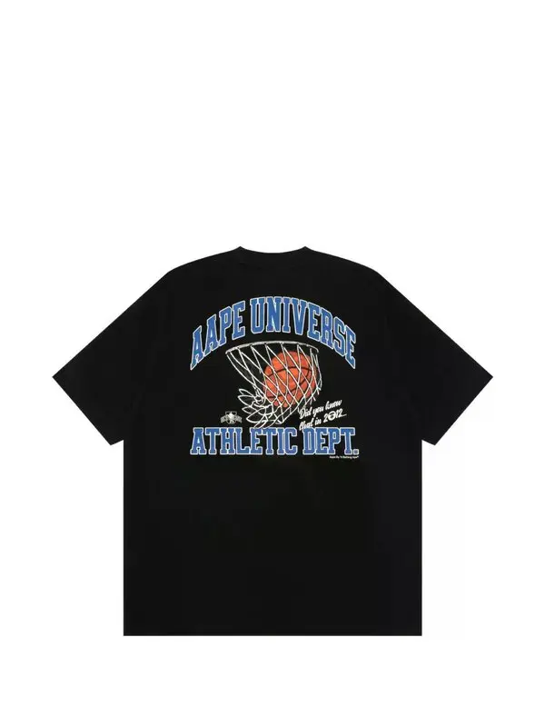 AAPE BY *A BATHING APE Moonface Logo-print T-shirt