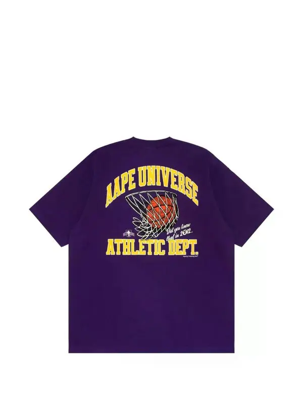 AAPE BY *A BATHING APE Moonface Logo-print T-shirt