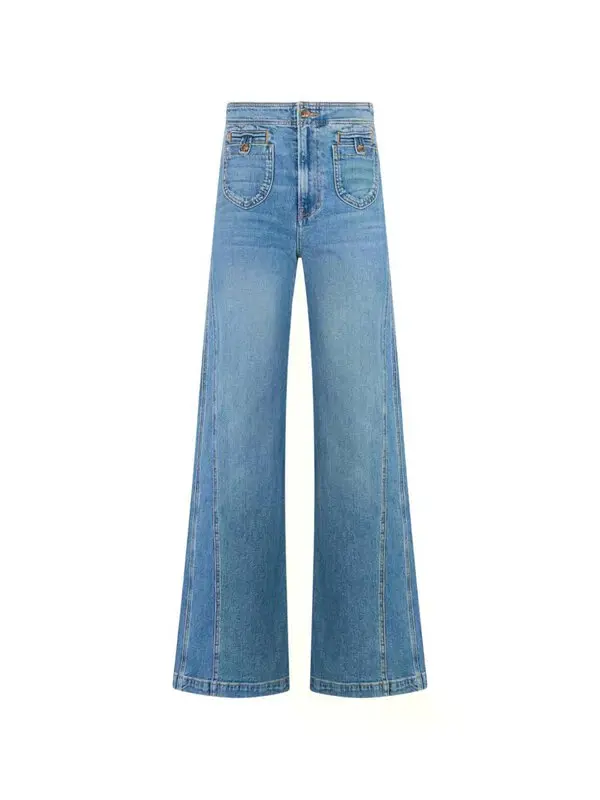 Veronica Beard Taylor Godet Panelled Jeans