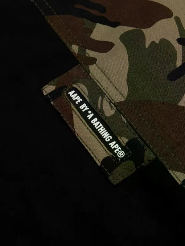 AAPE BY *A BATHING APE Moonface Camouflage-panel Shirt
