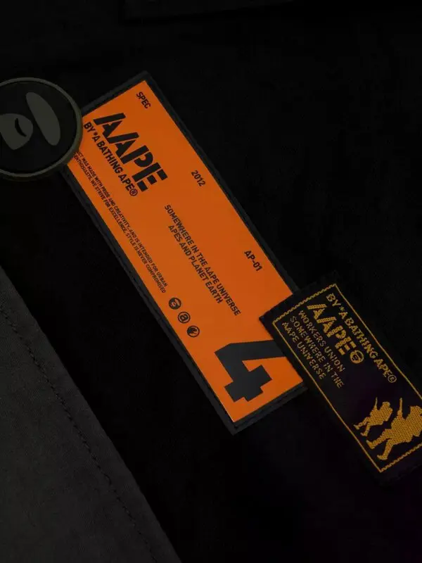 AAPE BY *A BATHING APE Moonface Camouflage-panel Shirt