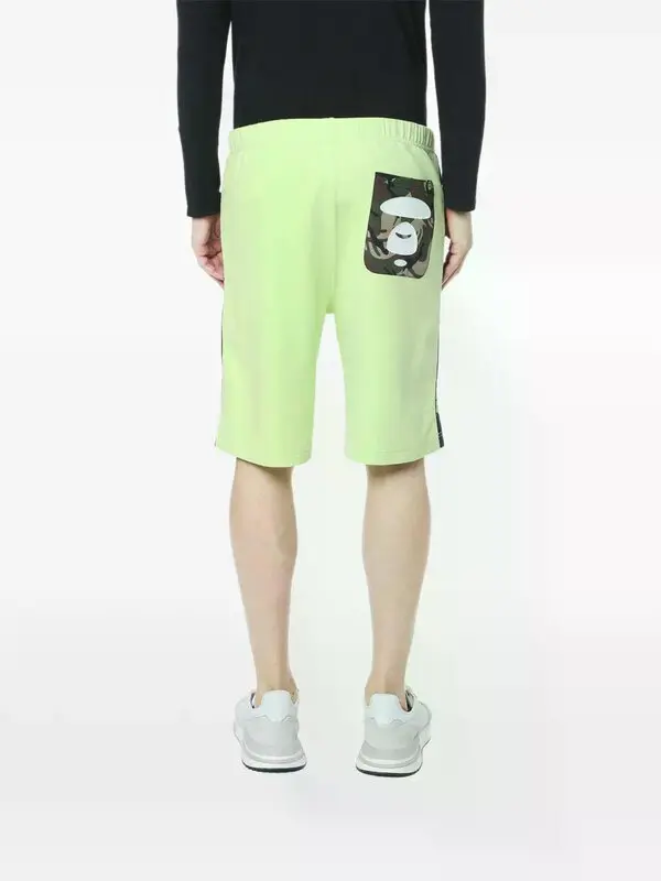 AAPE BY *A BATHING APE Camouflage-panel Shorts