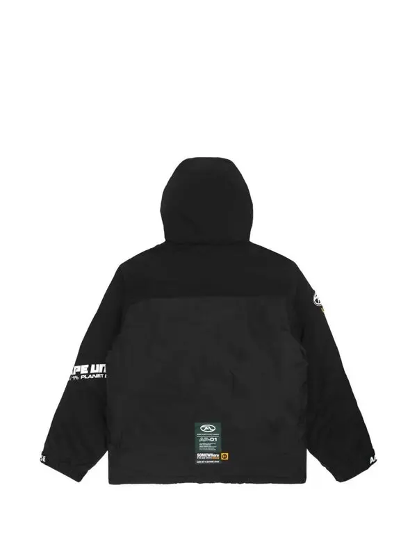 AAPE BY *A BATHING APE Moonface Panelled Hooded Jacket