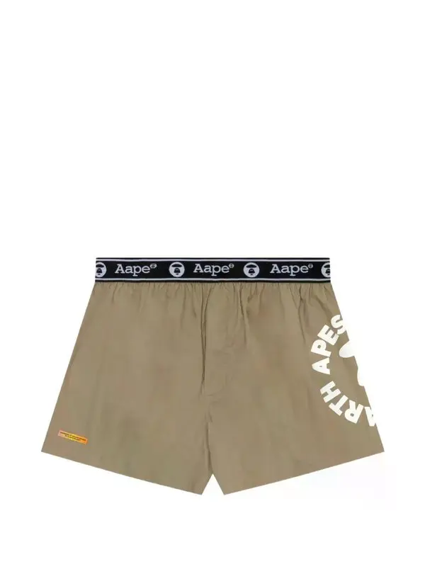 AAPE BY *A BATHING APE Moonface-print Boxers