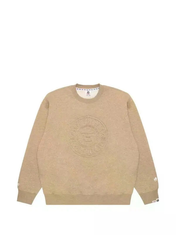 AAPE BY *A BATHING APE Logo-embossed Crew-neck Sweatshirt
