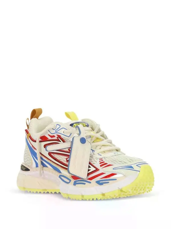 Off-White Be Right Back" Arrows-motif Panelled Sneakers - Blue