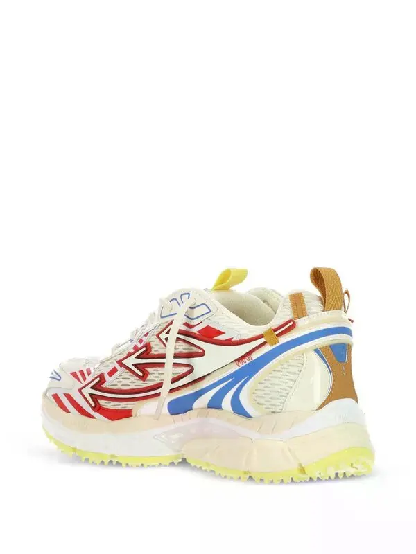 Off-White Be Right Back" Arrows-motif Panelled Sneakers - Blue