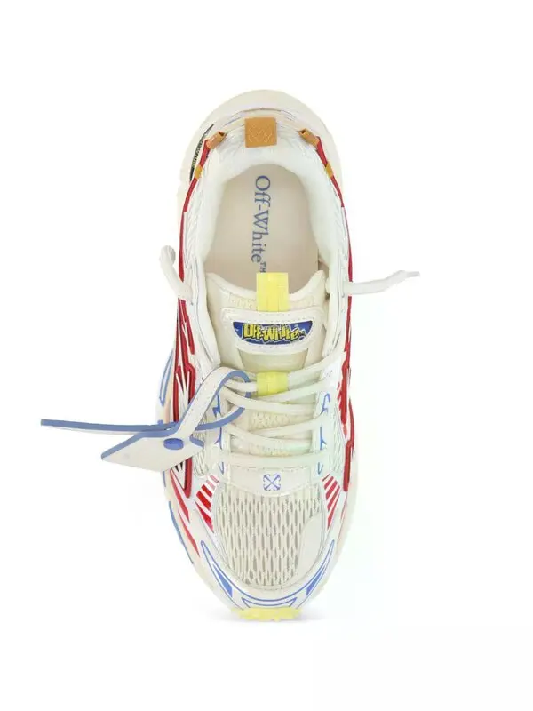 Off-White Be Right Back" Arrows-motif Panelled Sneakers - Blue