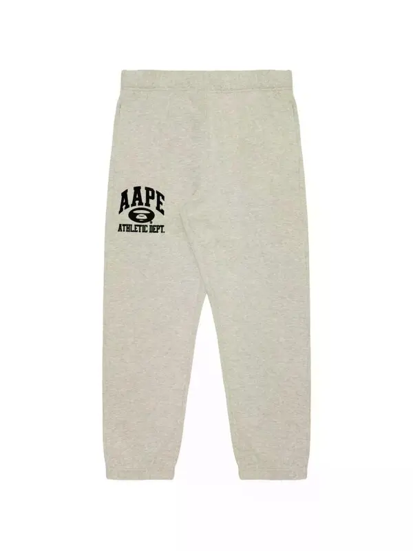 AAPE BY *A BATHING APE Moonface-motif Track Pants - Grey