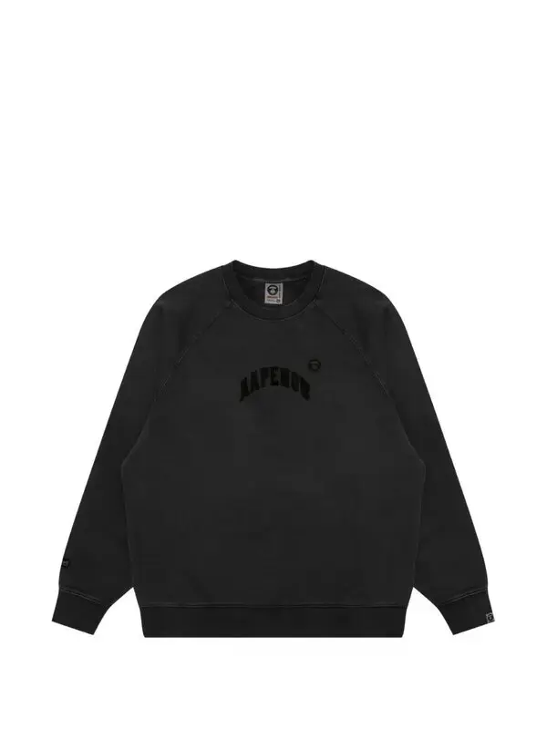 AAPE BY *A BATHING APE Logo-print Crew-neck Sweatshirt
