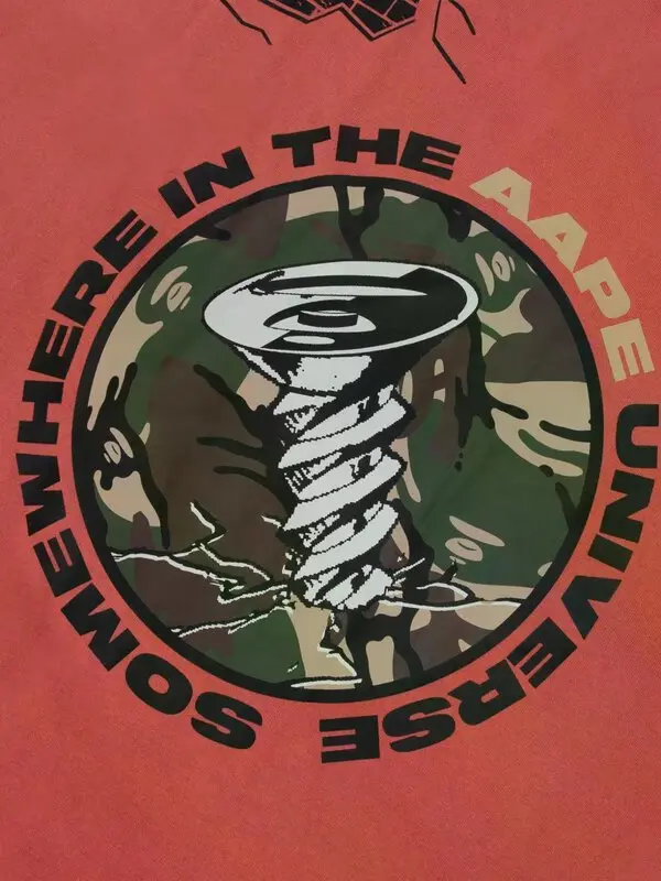 AAPE BY *A BATHING APE Moonface Graphic-print T-shirt