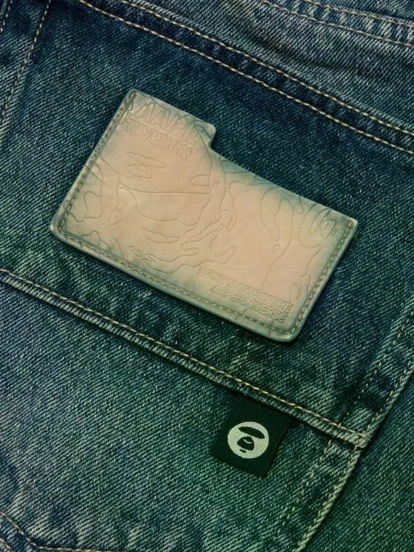 AAPE BY *A BATHING APE Moonface Washed Jeans