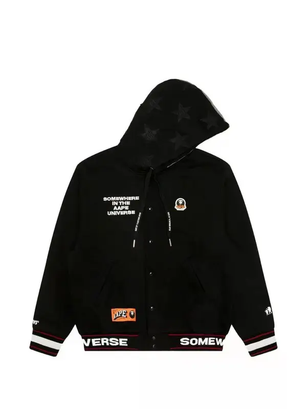 AAPE BY *A BATHING APE Varsity Moonface Logo Hoodie