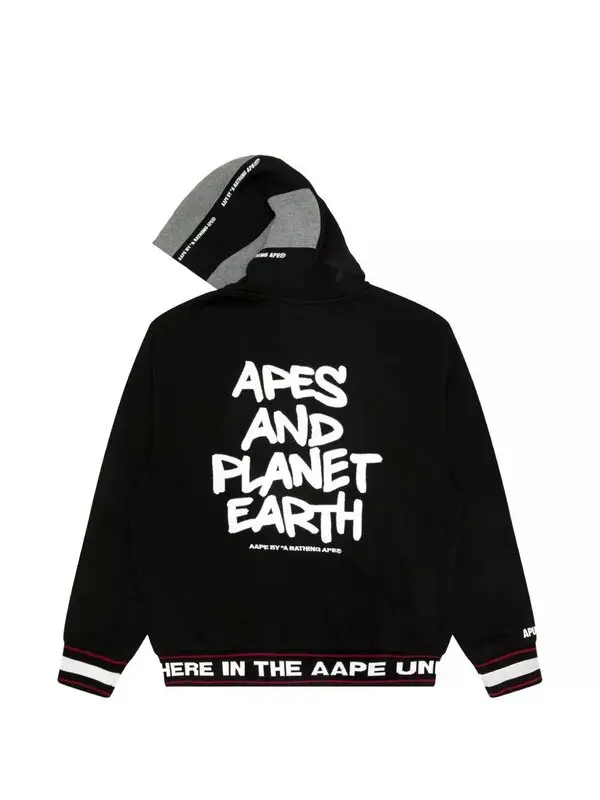 AAPE BY *A BATHING APE Varsity Moonface Logo Hoodie