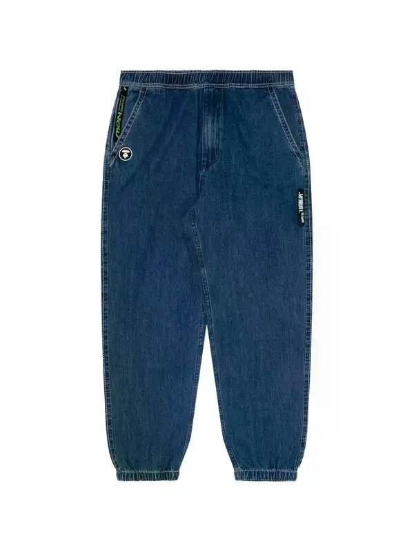 AAPE BY *A BATHING APE Elasticated Waist Jeans With Logo Detail