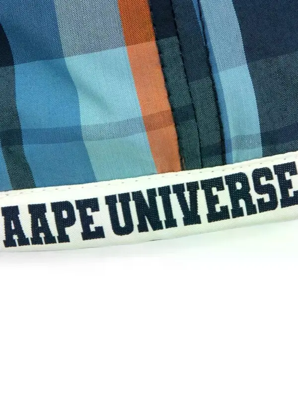 AAPE BY *A BATHING APE Moonface Plaid Cap