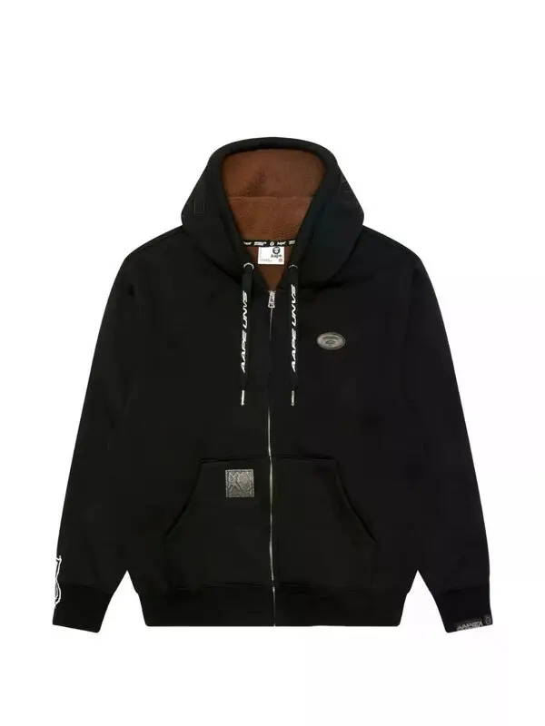 AAPE BY *A BATHING APE Moonface Logo-patch Hoodie