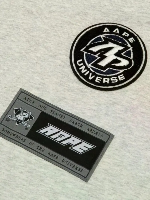 AAPE BY *A BATHING APE Moonface Logo-print T-shirt