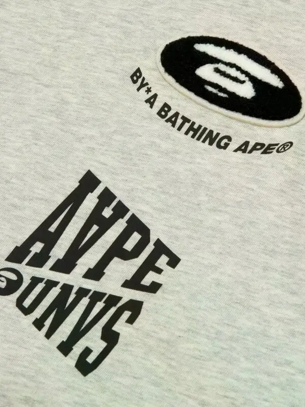 AAPE BY *A BATHING APE Moonface Logo-print T-shirt