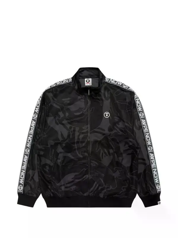AAPE BY *A BATHING APE Moonface-patch Zip-up Sweatshirt
