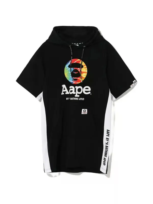 AAPE BY *A BATHING APE Moonface Logo-print Hoodie Mini Dress
