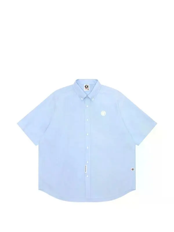 AAPE BY *A BATHING APE Moonface-patch Short-sleeve Shirt
