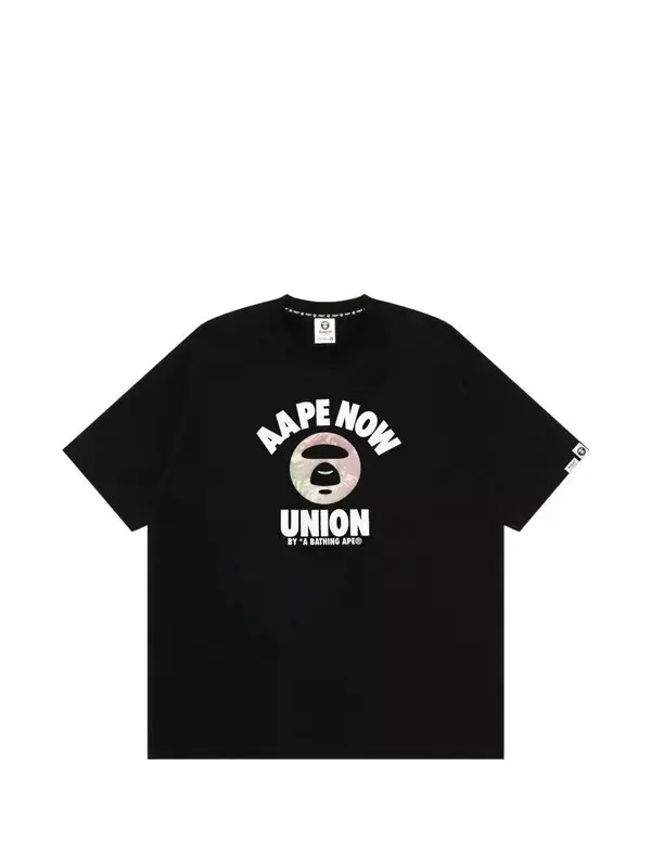 AAPE BY *A BATHING APE Moonface-print T-shirt
