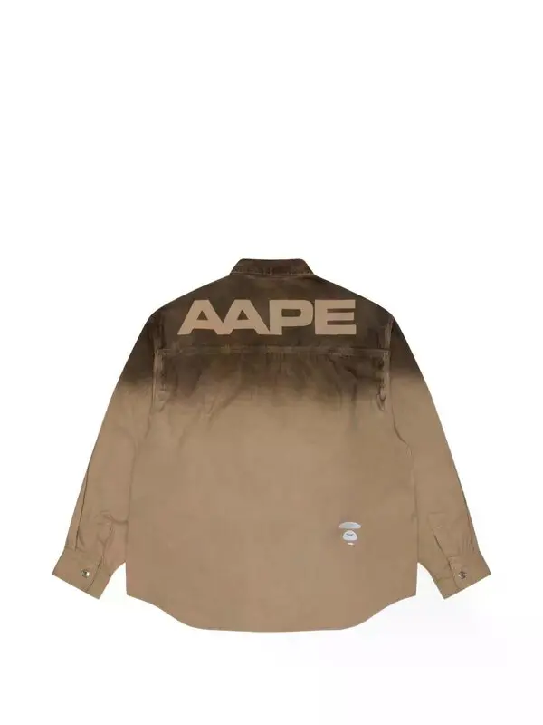 AAPE BY *A BATHING APE Moonface Gradient Button-up Shirt