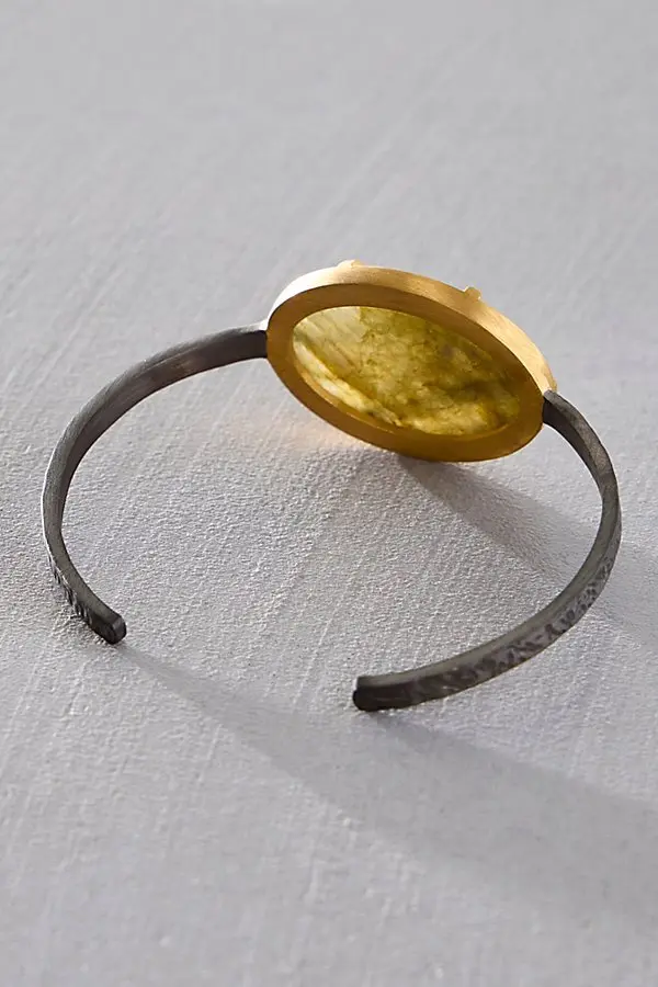 ROBINDIRA UNSWORTH Rina Labradorite Cuff Bracelet