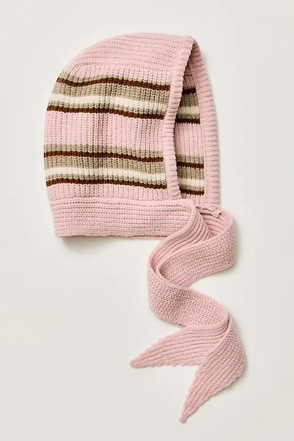 Free People Rugby Stripe Bonnet - Pink
