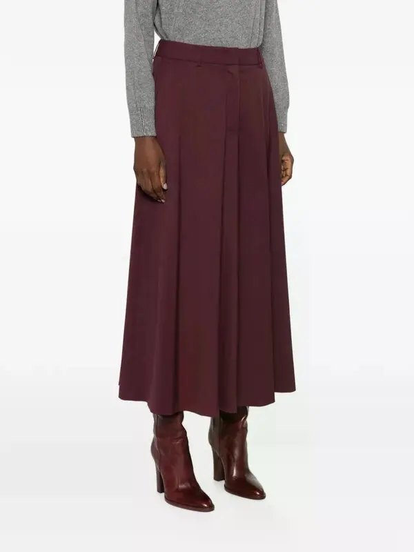 Peserico Midi A-line Skirt With Belt Loops