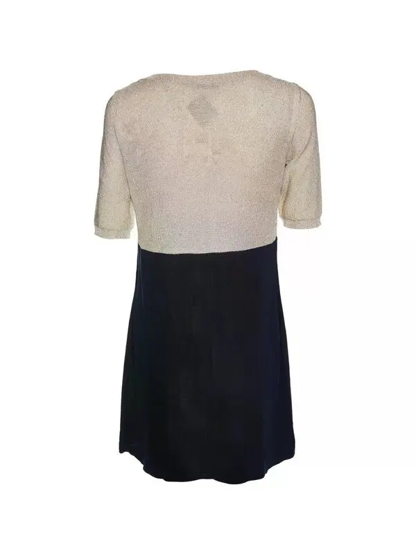 Moschino Knit Mini Dress With Heart Motif