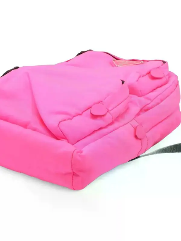 Prada Tessuto Soft Fluo Sling Backpack - Pink