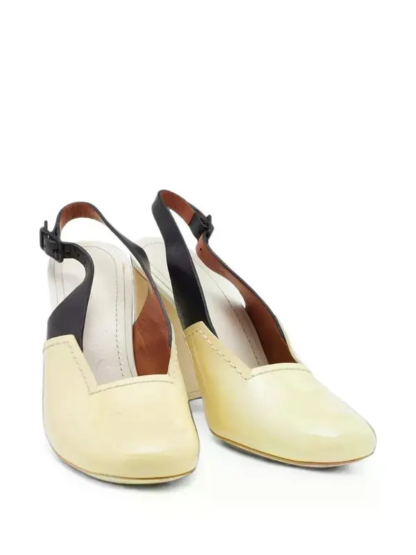 Celine Patent-finish Slingback Sandals