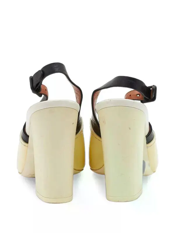 Celine Patent-finish Slingback Sandals