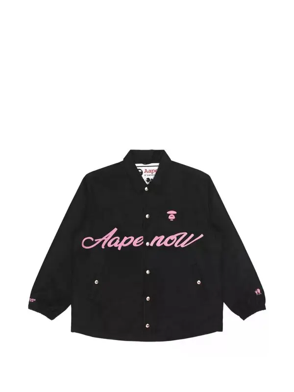 AAPE BY *A BATHING APE Moonface Embroidered Coach Jacket
