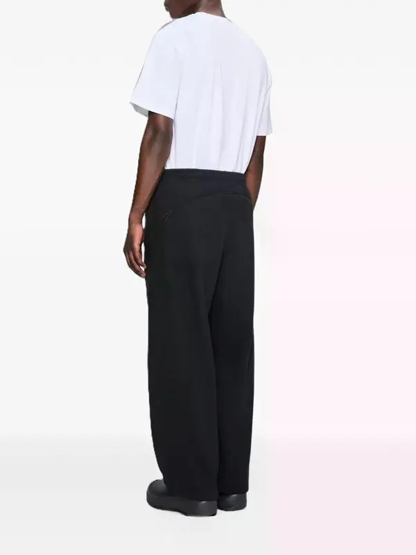 Rains Track Pants With Drawstring Waist - Black