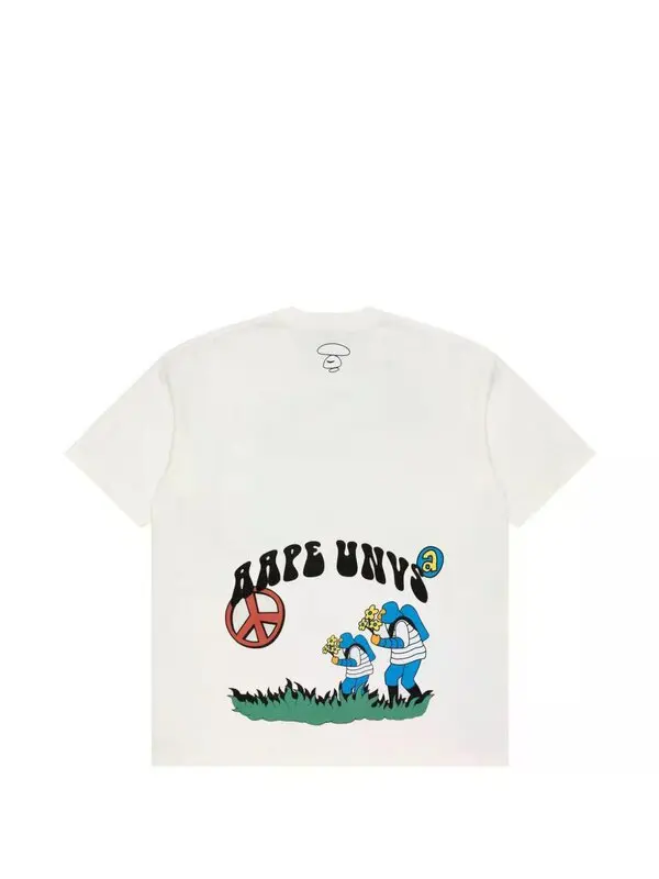 AAPE BY *A BATHING APE Moonface Graphic-print T-shirt